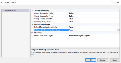 Creating CMake Linux projects with Visual Studio – VisualGDB Tutorials