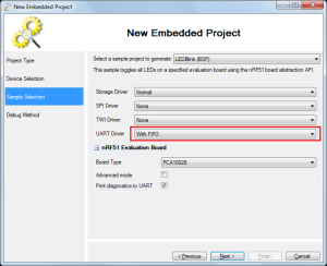 Using the UART interface on the Nordic nRF51 devices – VisualGDB Tutorials
