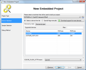 Developing projects for the ESP8266 WiFi chip with Visual Studio – VisualGDB Tutorials