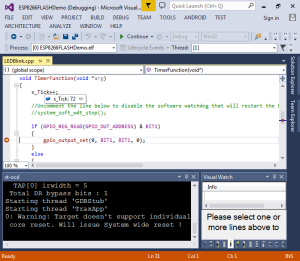 Developing projects for the ESP8266 WiFi chip with Visual Studio – VisualGDB Tutorials