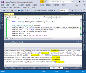 Using the nRF51 device in a Bluetooth LE Central role – VisualGDB Tutorials