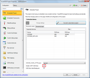 Debugging ESP8266 firmware with the UART GDB Stub – VisualGDB Tutorials