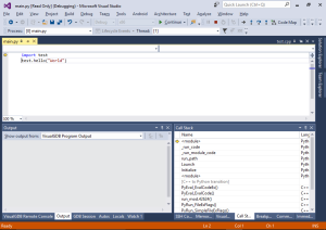Using Python Quick Debug to debug external Python scripts – VisualGDB ...
