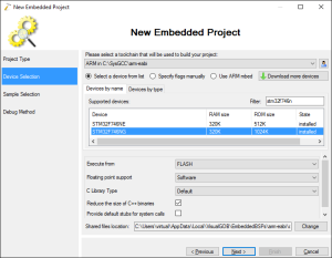 Adding External Memories to Embedded Projects – VisualGDB Tutorials