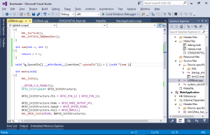 Creating an embedded bootloader with VisualGDB – VisualGDB Tutorials