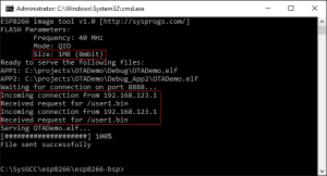Updating Firmware Over-the-Air on ESP8266 – VisualGDB Tutorials