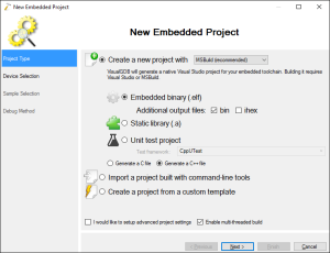 Embedding Binary Resources into Embedded Projects – VisualGDB Tutorials