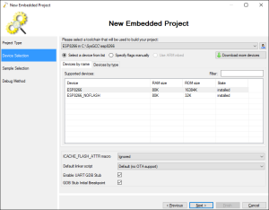 Developing firmware for NodeMCU with Visual Studio – VisualGDB Tutorials