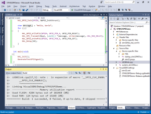 Using the SPI interface on STM32 devices – VisualGDB Tutorials