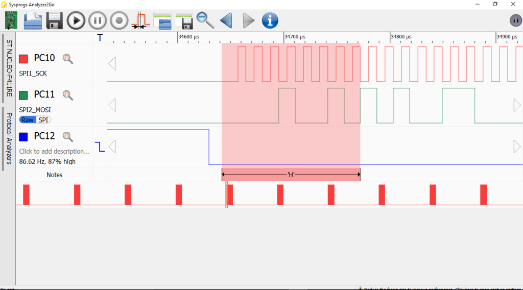 Using the SPI interface on STM32 devices – VisualGDB Tutorials