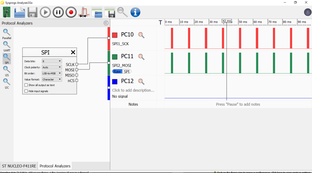 Using the SPI interface on STM32 devices – VisualGDB Tutorials