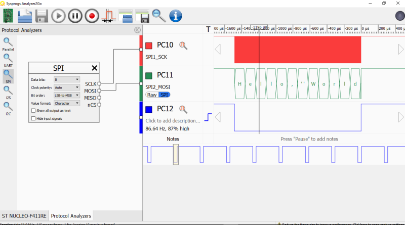 Using the SPI interface on STM32 devices – VisualGDB Tutorials
