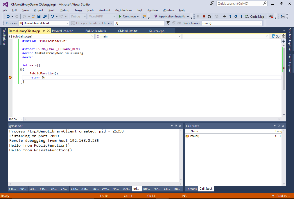 Organizing and Reusing C/C++ Library Projects with CMake – VisualGDB Tutorials