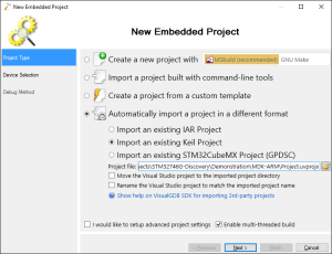 Importing Keil projects into VisualStudio with VisualGDB – VisualGDB Tutorials