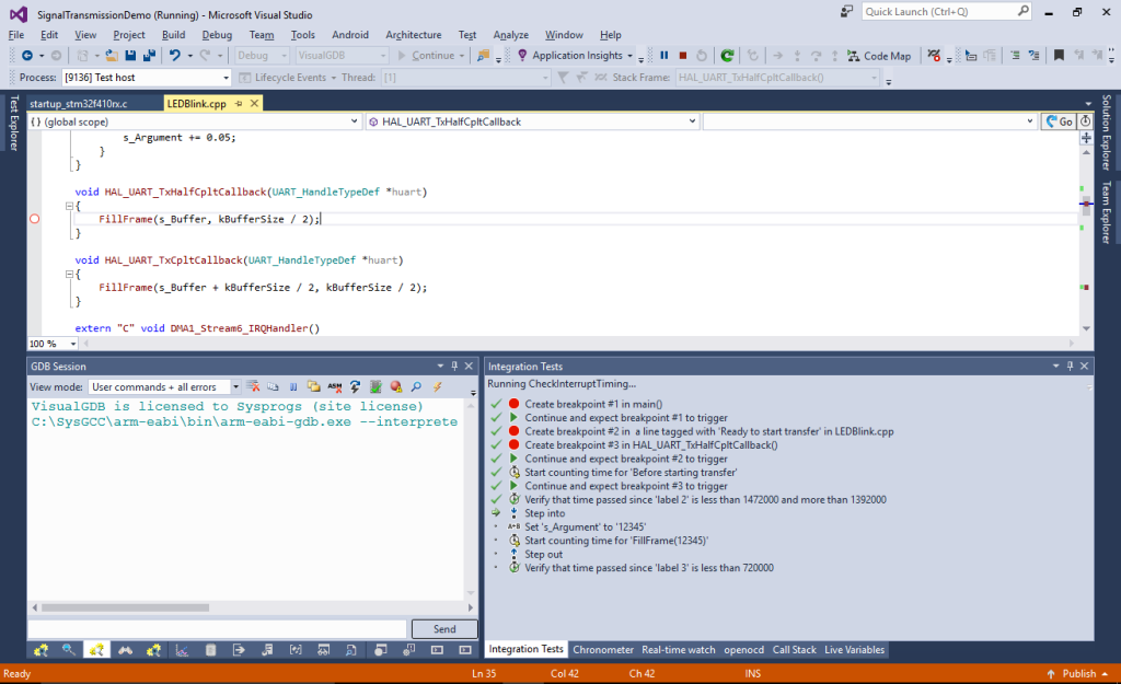 Monitoring your Embedded Code Performance with Timing Tests – VisualGDB ...
