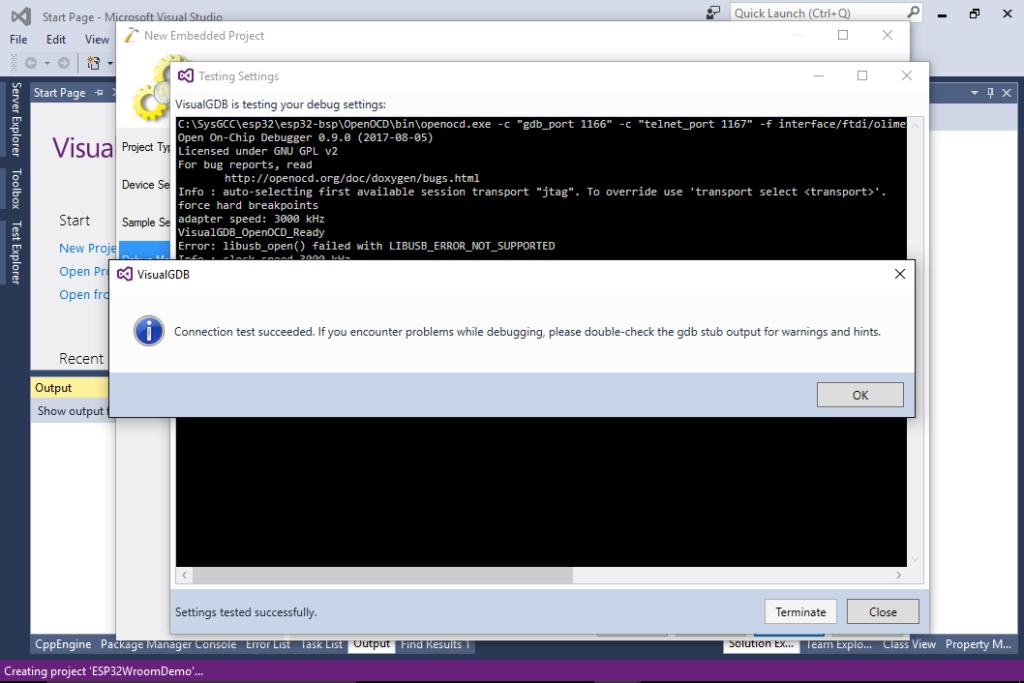 Developing Firmware For The Esp Wroom 32 Module Visualgdb Tutorials 9246