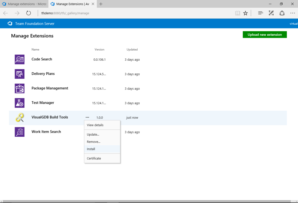 Building VisualGDB Makefile projects with Team Foundation Server – VisualGDB Tutorials