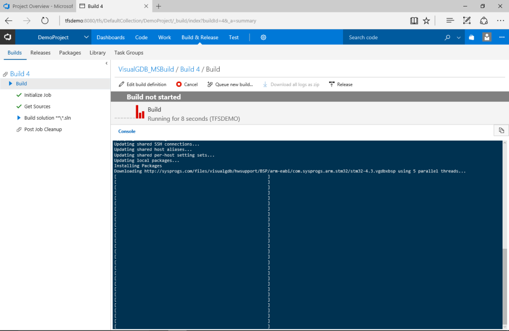 Building VisualGDB projects with Team Foundation Server – VisualGDB Tutorials