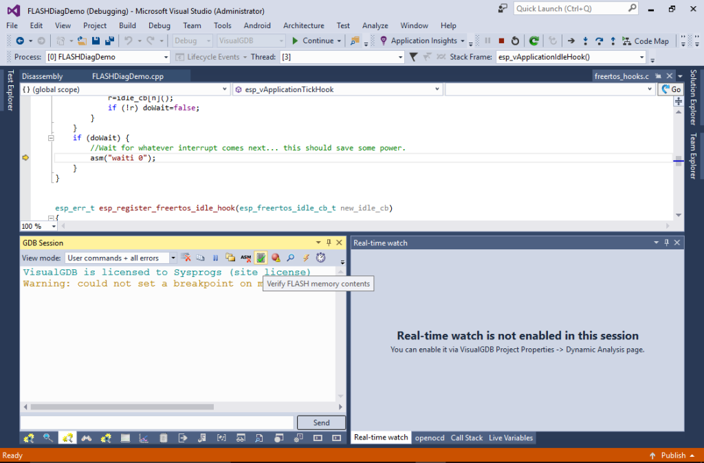 Diagnosing ESP32 FLASH memory programming issues – VisualGDB Tutorials