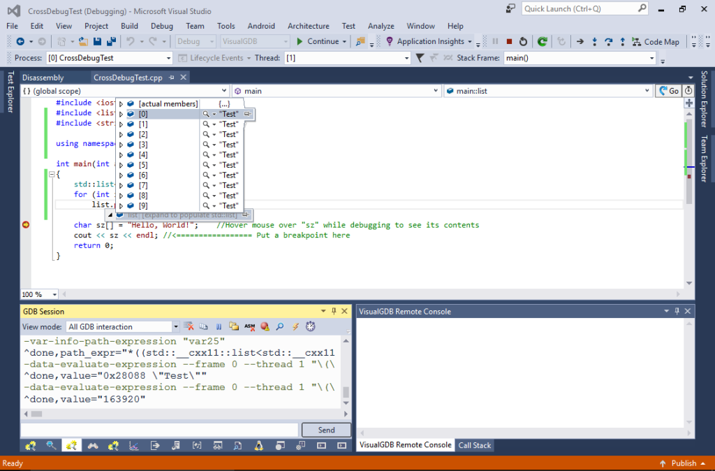 Speeding Up Raspberry Pi Debugging by Running GDB Locally – VisualGDB Tutorials
