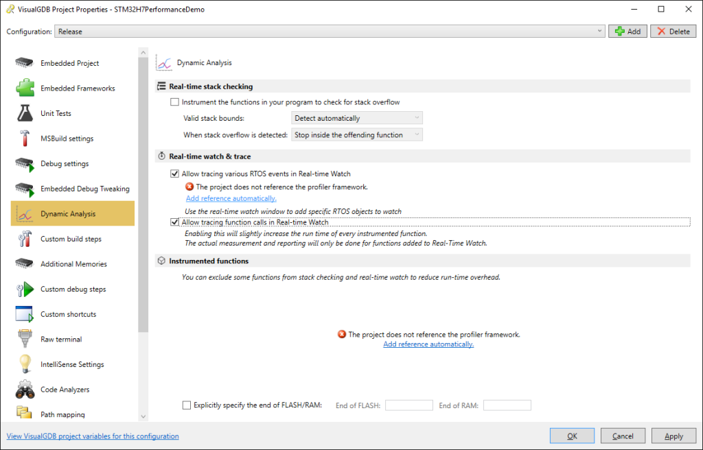 Measuring the Relative Performance of the STM32H7 Devices – VisualGDB Tutorials