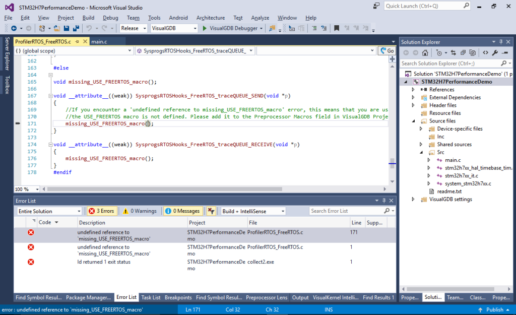 Measuring the Relative Performance of the STM32H7 Devices – VisualGDB Tutorials