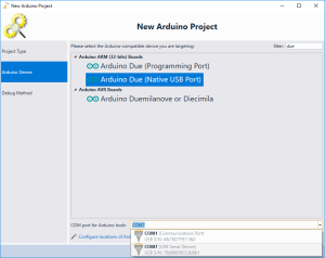 Developing code for ARM-based Arduino boards with Visual Studio – VisualGDB Tutorials