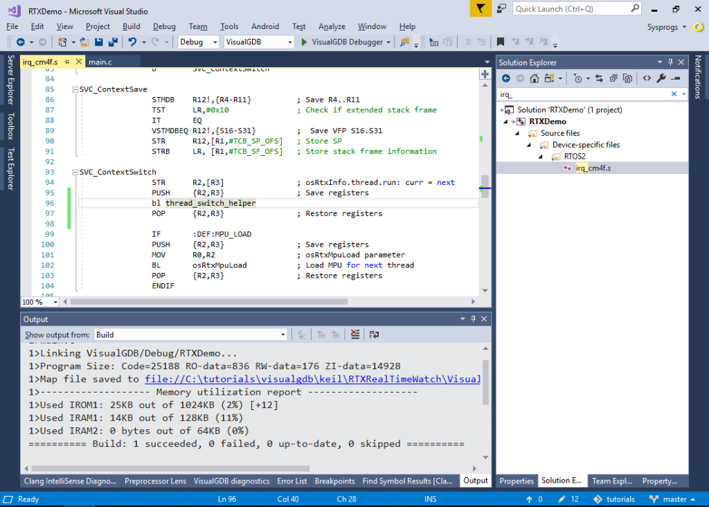 Tracing the Real-Time Events in RTX-based Projects with Real-Time Watch – VisualGDB Tutorials
