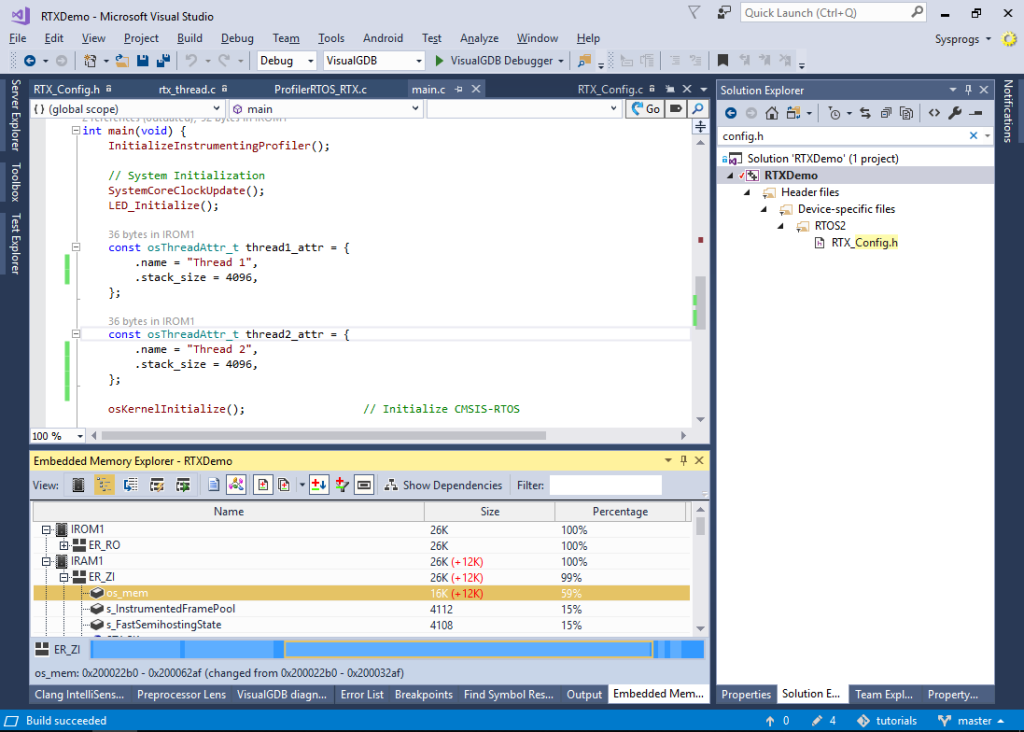 Tracing The Real Time Events In Rtx Based Projects With Real Time Watch Visualgdb Tutorials