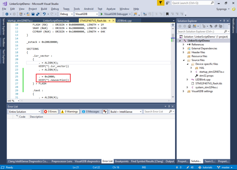 Customizing Memory Layout Of Embedded Programs With Gnu Linker Scripts