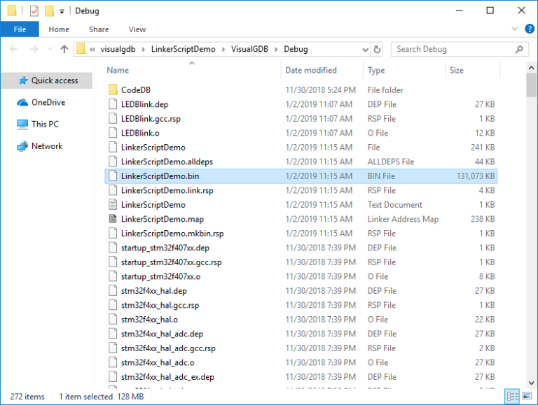 Customizing Memory Layout of Embedded Programs with GNU Linker Scripts – VisualGDB Tutorials