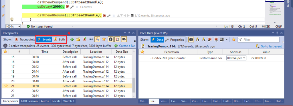 Tracing Cheat Sheet: Measuring Precise Intervals – VisualGDB Documentation