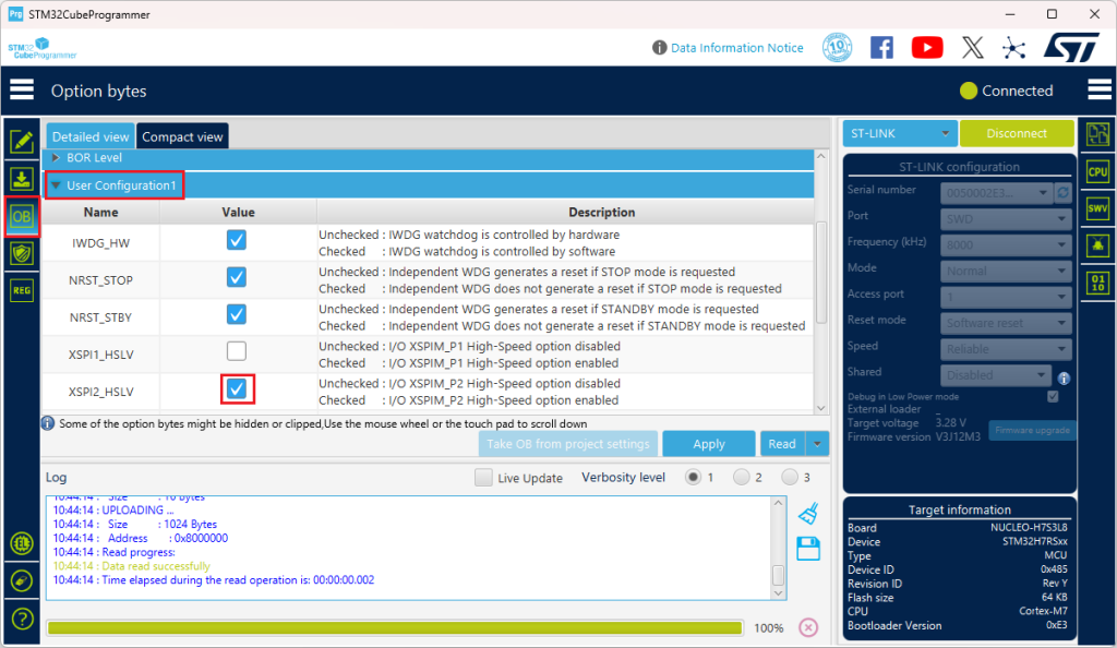 Debugging Bootloaders on the STM32H7R/S devices – VisualGDB Tutorials